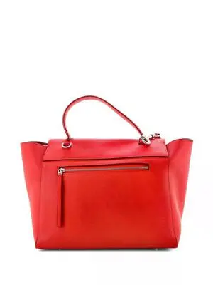 Celine Textured Leather Belt Bag Mini Shoulder Bag - Red