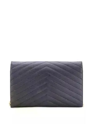 Saint Laurent Classic Monogram Wallet On Chain