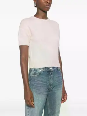 Khaite Golden Short-sleeve Sweater