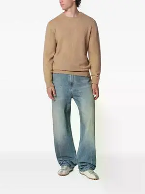 ROBERTO COLLINA Fine-knit Crew-neck Sweater