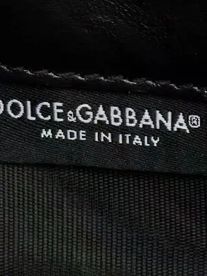 Dolce & Gabbana Dg Logo Leather Crossbody Bag - Black