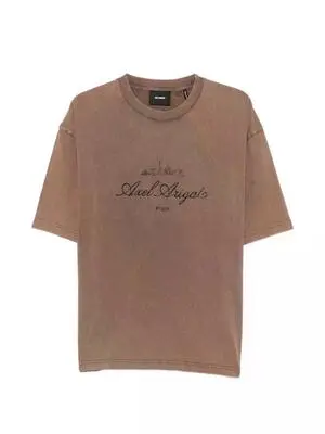 Axel Arigato Paris Washed Sky Cotton T-shirt - Brown