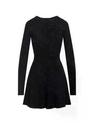 Roberto Cavalli Embellished Snakeskin-effect Dress