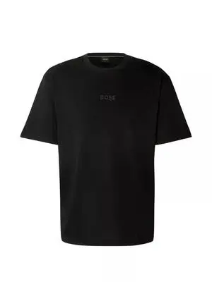 BOSS Logo-print Crew-neck T-shirt - Black