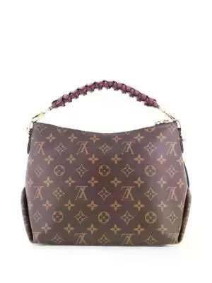 LOUIS VUITTON Braided Handle Beaubourg Monogram Canvas Mini Hobo Bag