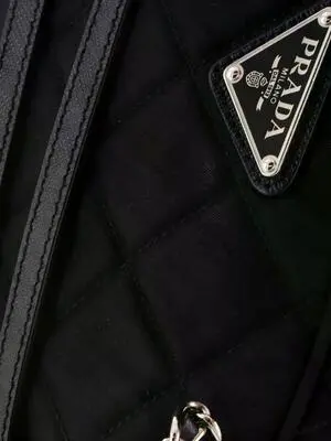 Prada Camera Bag Quilted Tessuto Small Shoulder Bag