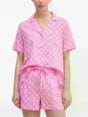 Dkny Logo-print Pajamas - Pink