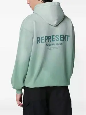 REPRESENT Owners Club Logo-print Hoodie