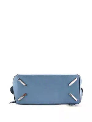 Loewe Puzzle Satchel Leather Small - Blue