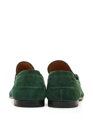 Gucci Jordaan Horsebit Loafers - Green