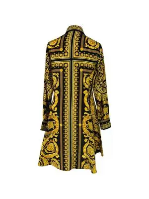 Versace Barocco-print Shirt Dress