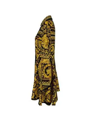Versace Barocco-print Shirt Dress