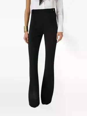 Elisabetta Franchi Logo-charm Crepe Trousers