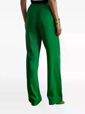 Ralph Lauren Pleated Tailored Trousers - Green