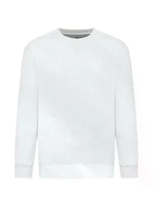 Brunello Cucinelli Crew-neck Cotton Sweatshirt - Grey