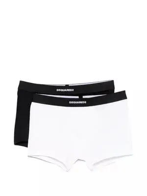 Dsquared2 Logo-waistband Trunks - White
