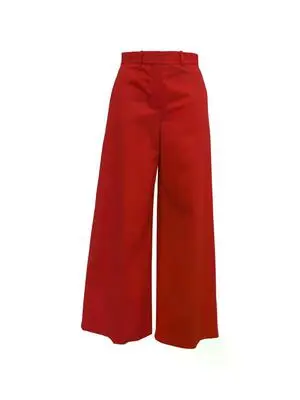 Theory Wide-leg Trousers - Red