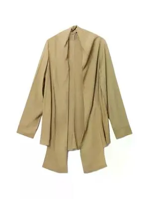 TOTEME TOTEME Draped Scarf Blouse Neutrals