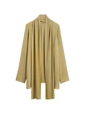 TOTEME Draped Scarf Blouse - Neutrals
