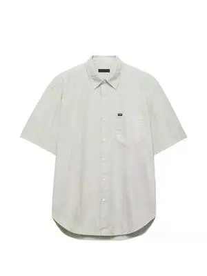 Prada Short-sleeved Cotton Shirt - Green