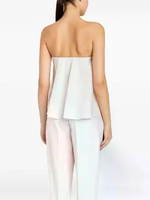 TWINSET Strapless Tiered Top