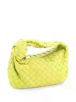 Bottega Veneta Bv Jodie Intrecciato Nappa Mini Hobo Bag - Yellow