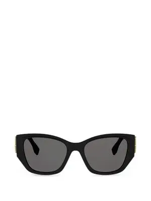 Fendi Ff Diamonds Cat-eye Sunglasses - Black