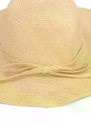 Vintage Bow Detail Sun Hat