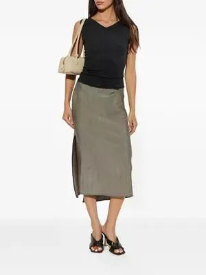 Victoria Beckham V-neck Scoop-back Top - Black