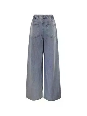 Max Mara Wide-leg Light-wash Jeans