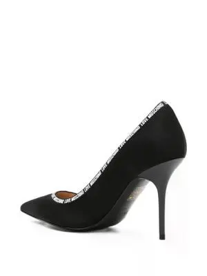 Moschino Logo-detail Pointed-toe Pumps