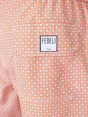 Fedeli Madeira Geometric-print Drawstring Swimsuit