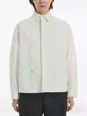 ADER ERROR Cut-out Long-sleeve Shirt - Neutrals
