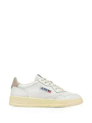 AUTRY Medalist Perforated Leather Sneakers - White