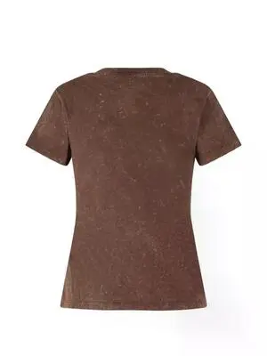 GANNI Graphic-print Cotton T-shirt