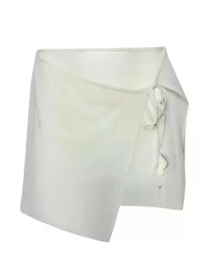 Bond Eye Maeve Mesh Wrap Mini Skirt