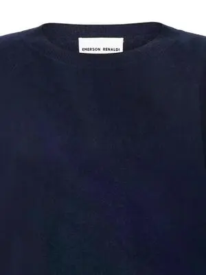 EMERSON RENALDI Raglan Sleeve Crew Neck Sweater