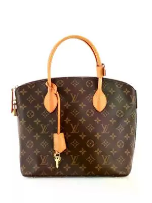 LOUIS VUITTON Lockit Nm Handbag Monogram Canvas Pm Satchel - Brown