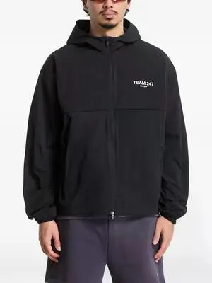 REPRESENT 247 Team Zip-up Hooded Track Jacket - Black