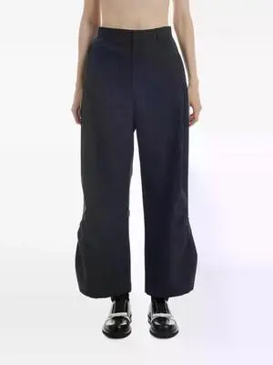 ADER ERROR Pleat-detail Wide-leg Trousers - Grey