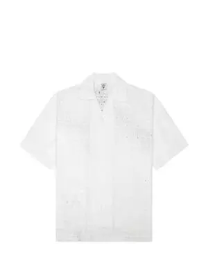 SOUTH2 WEST8 Cabana Eyelet-embroidered Shirt