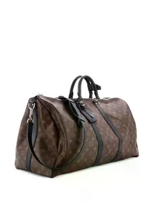 LOUIS VUITTON Keepall Bandouliere 55 Travel Bag - Brown