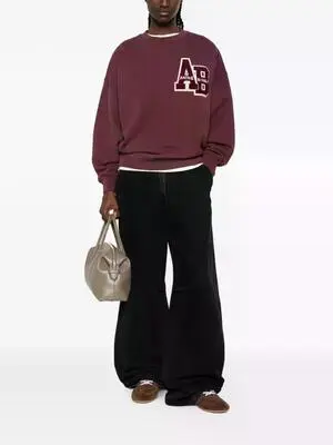 ANINE BING Miles Logo Sweatshirt - Red