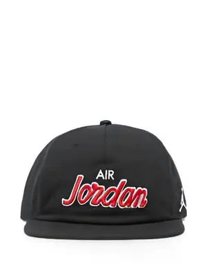 JORDAN Logo-embroidered Snapback Cap - Black