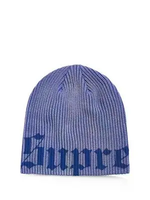 Supreme Old English Printed Beanie Hat - Blue