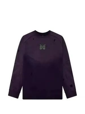 Needles Deconstructed Butterfly-print Sweatshirt