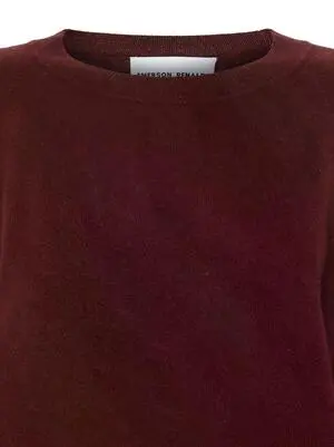 EMERSON RENALDI Fine Knit Crew Neck Sweater