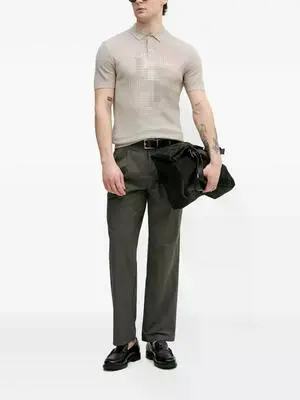 JOOP! Vanceo Waffle-knit Short-sleeve Polo Shirt