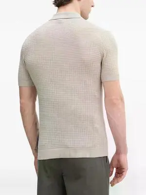 JOOP! Vanceo Waffle-knit Short-sleeve Polo Shirt