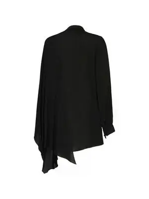 Balenciaga Asymmetric Tie-neck Blouse